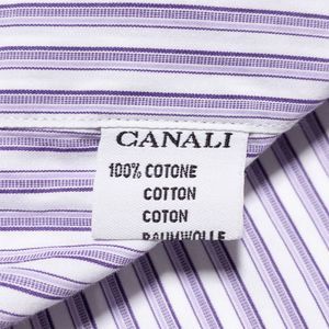 Canali | Shirts | Canali Dress Shirt Men 7 43 Spread Collar Purple ...